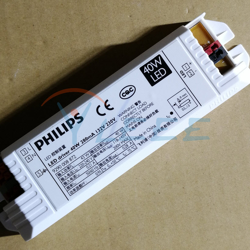 PHILIPS LED控制装置40W LED 280mA 132V 230V 9290008872 飞利浦T8 LED灯管用 | 一乐电子