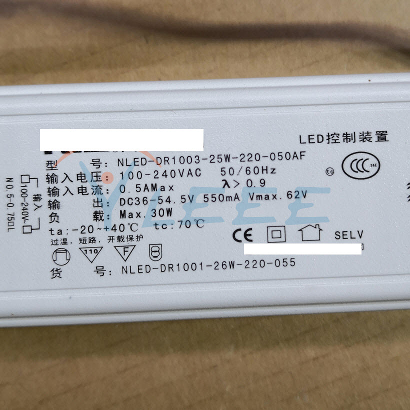 LED控制装置 NLED-DR1001-26W-220-055 DR1003-25W-220-050AF | 一乐电子