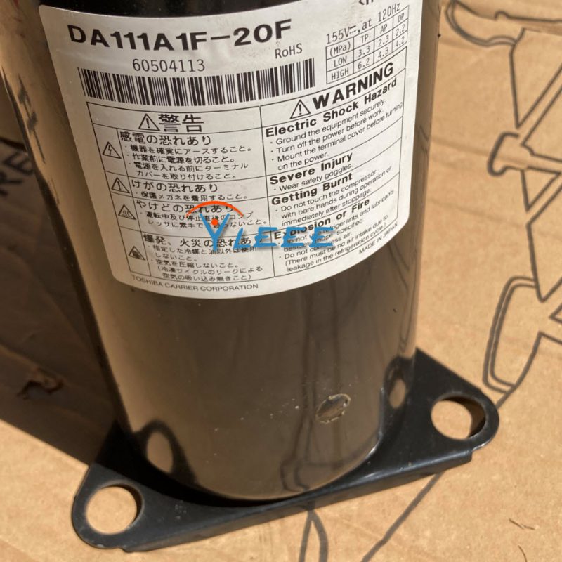 日本产Toshiba Compressor东芝变频压缩机DA111A1F-20F 155V 120Hz | 一乐电子